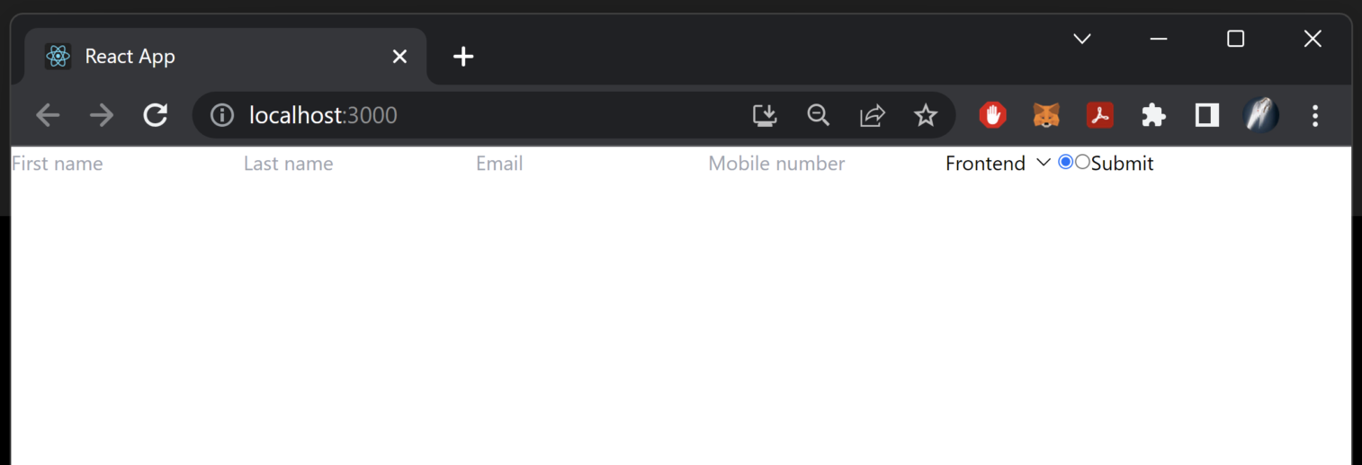 Hands-on: Integrating React Hook Form with React data grid
