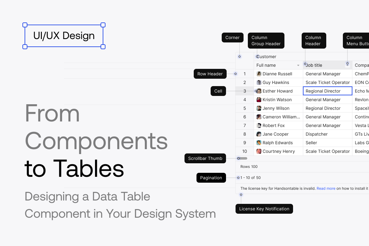 From Components to Tables: Designing a Data Table Component in Your ...